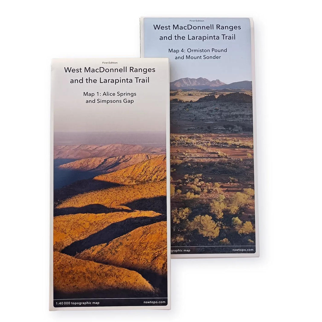 West MacDonnell Ranges and Larapinta Trail Map Kit – Mountain Equipment